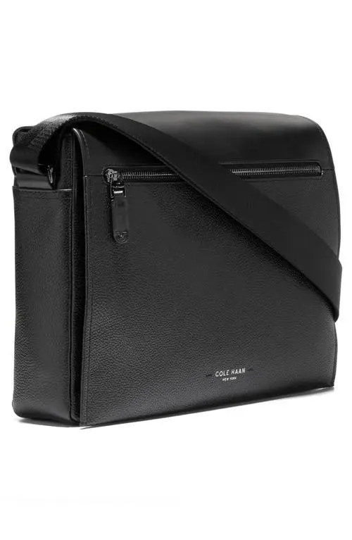 Cole Haan Leather Messenger Bag