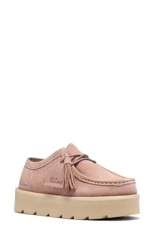 Clarks Meare Chukka Shoe - Dusty Pink
