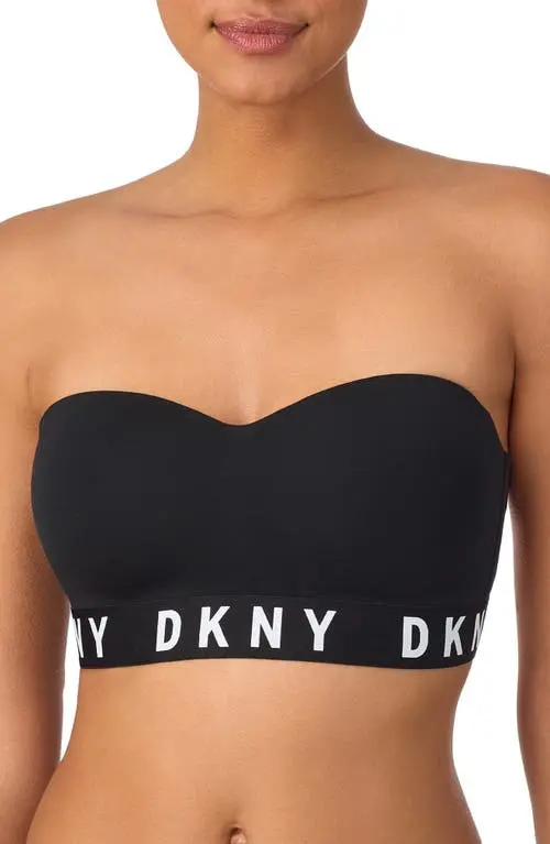Dkny Cozy Removable Strap Wireless Bra - Black