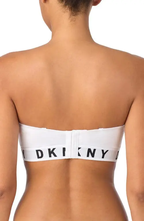 Dkny Cozy Removable Strap Wireless Bra - White