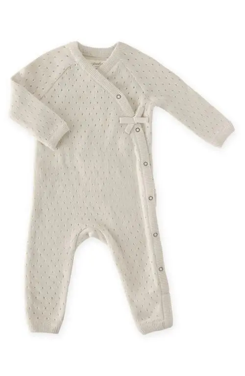 PEHR Dotty Knit Romper - Natural