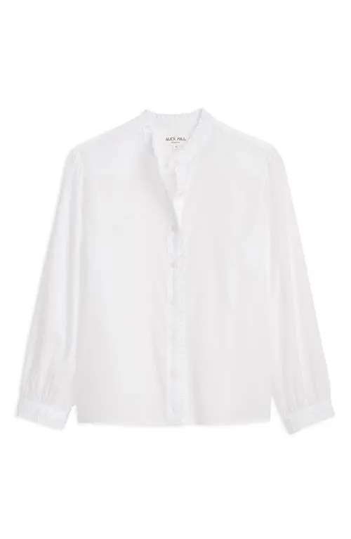 ALEX MILL Yves Ruffle Shirt