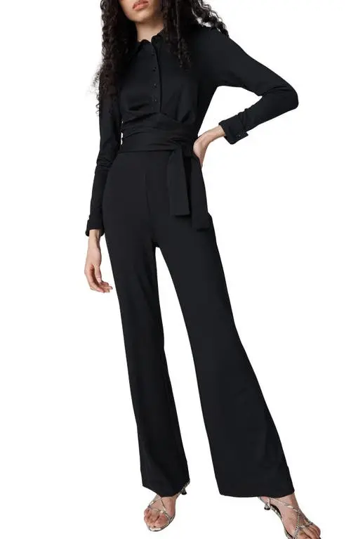 Diane Von Furstenberg Michele Wide Leg Jumpsuit