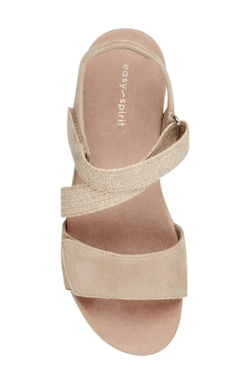 Easy Spirit Hillary Ankle Strap Sandal - Light Natural