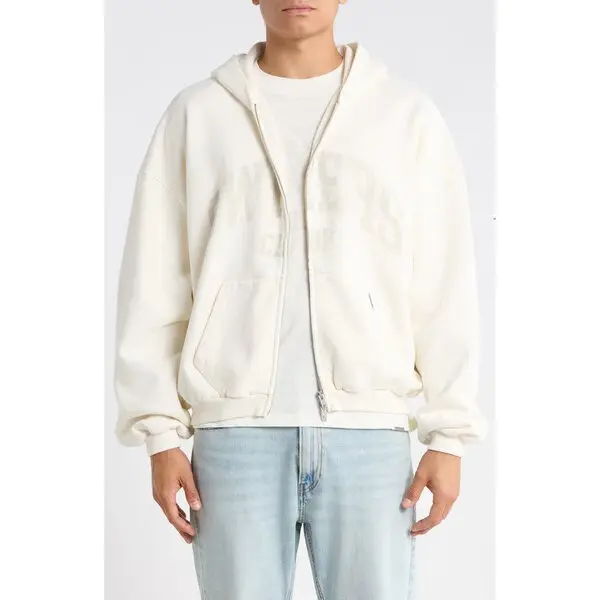 REPRESENT Owners Club Zip Hoodie - Chalk