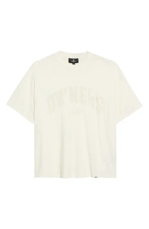 REPRESENT Owners' Club Cotton Logo Graphic T-shirt - Chalk