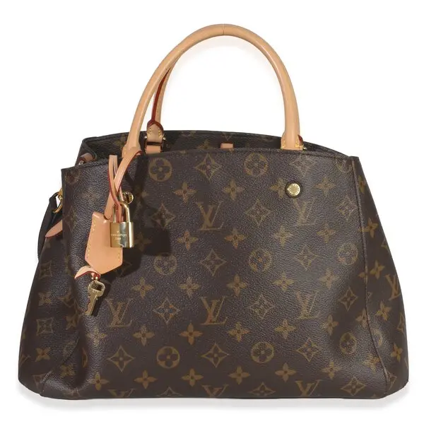 LOUIS VUITTON Monogram Canvas Montaigne Mm - Brown