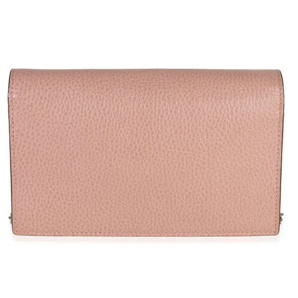 Gucci Interlocking G Wallet On Chain - Pink