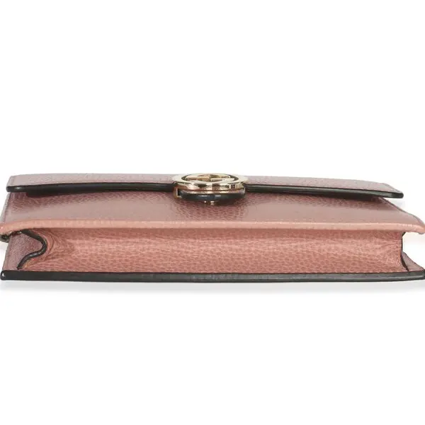 Gucci Interlocking G Wallet On Chain - Pink
