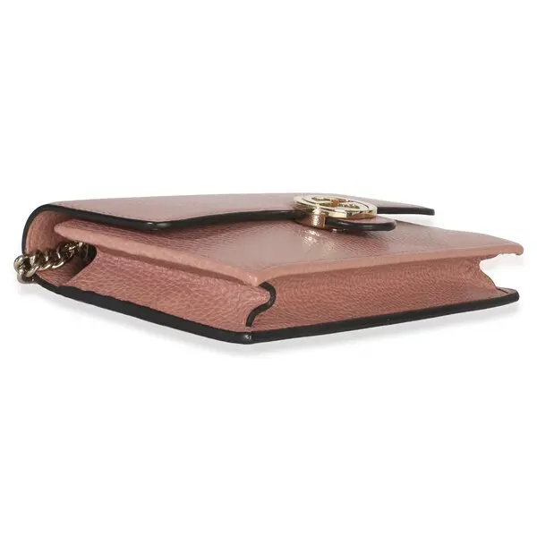 Gucci Interlocking G Wallet On Chain - Pink