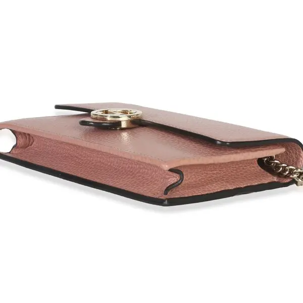 Gucci Interlocking G Wallet On Chain - Pink