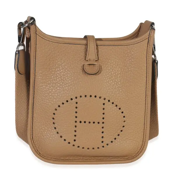 Hermès Chai Clemence Evelyne 16 Tpm Phw - Brown