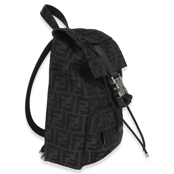 Fendi Zucca Canvas Ness Crossbody Bag