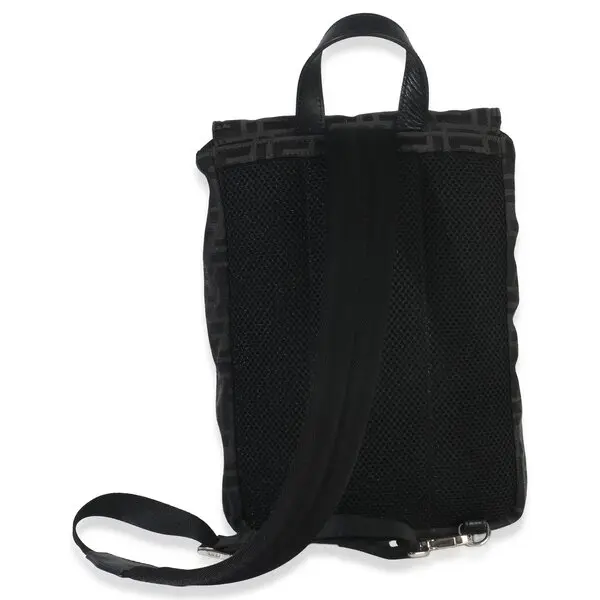 Fendi Zucca Canvas Ness Crossbody Bag
