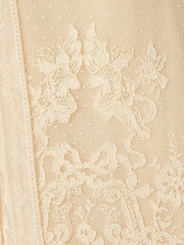 Zimmermann Luna Scalloped Lace Blouse