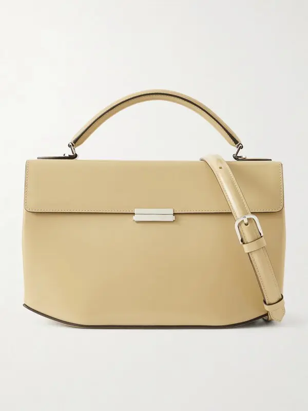 TOTEME Box Leather Shoulder Bag