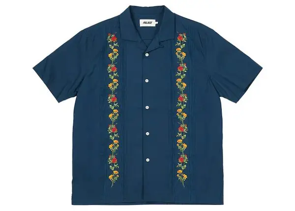 PALACE Rose Chain Shirt - Navy Blue