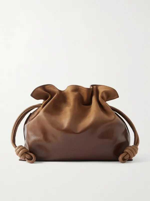 Loewe Flamenco Medium Dégradé Patent-nubuck Clutch