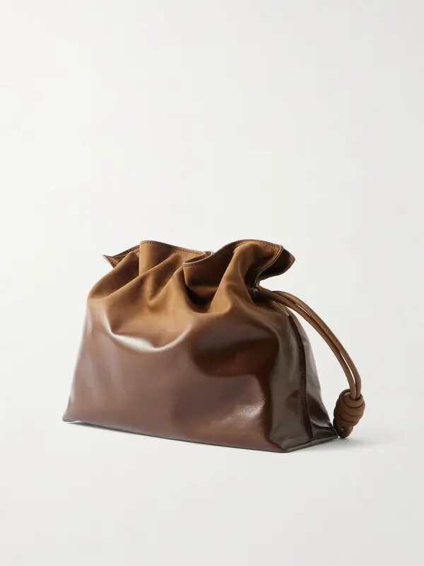 Loewe Flamenco Medium Dégradé Patent-nubuck Clutch