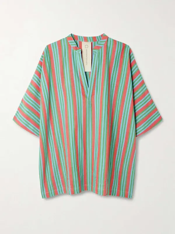MARRAKSHI LIFE Striped Cotton Tunic - Multi