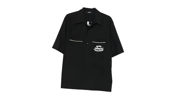 Amiri Club Camp Shirt - Black