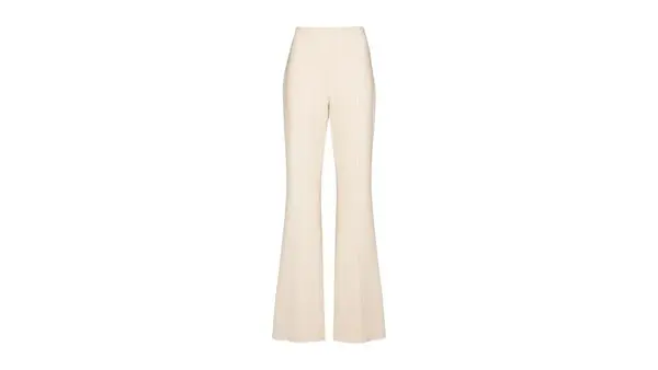 FERRAGAMO Highwaist Flared Pant - Beige/khaki