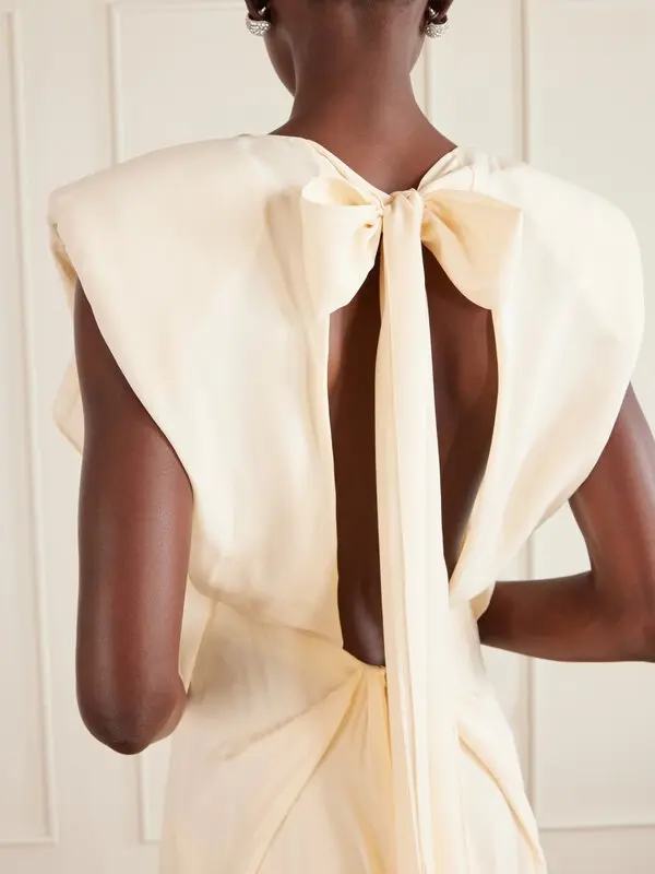 LANVIN Ruffled Silk-georgette Gown
