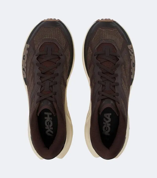 Hoka One One Mafate X Trail Running Sneakers - Brown