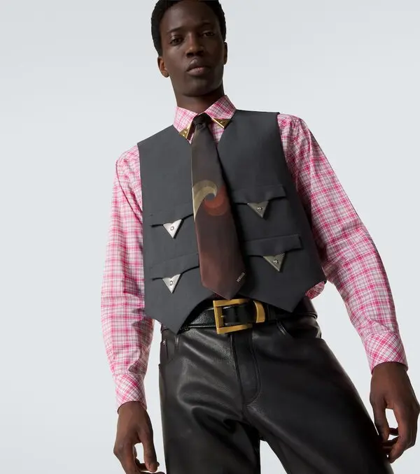 Versace Jacquard Neck Tie