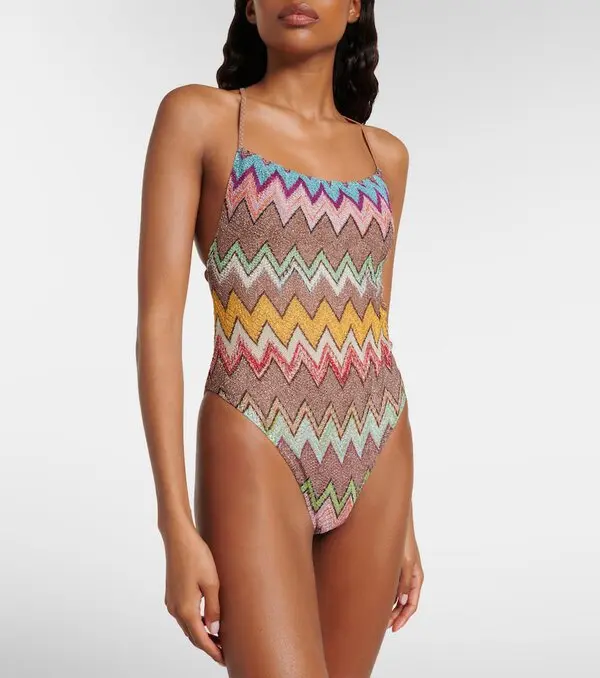 Missoni Zigzag One-piece Swimsuit