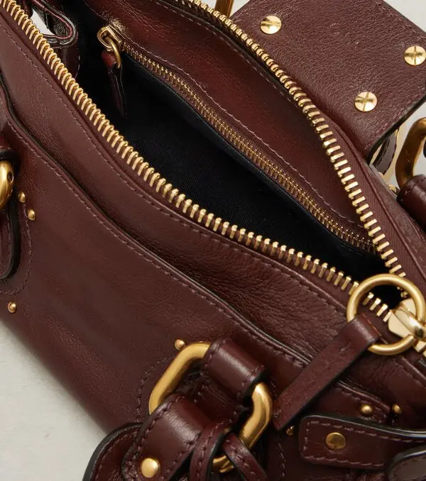 Chloé Paddington Small Leather Shoulder Bag - Brown