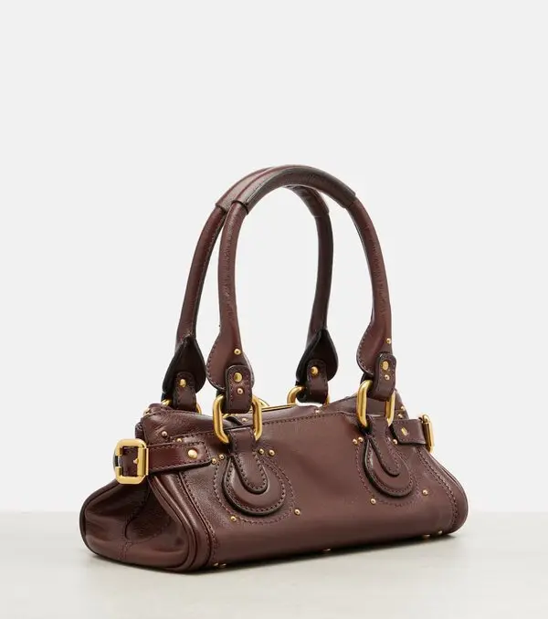 Chloé Paddington Small Leather Shoulder Bag - Brown