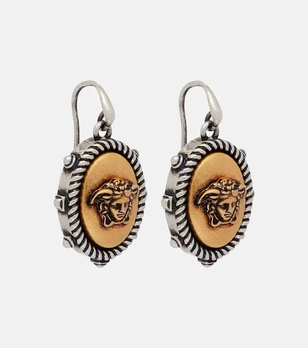 Versace Tivoli Medusa Earrings - Brown