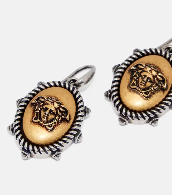Versace Tivoli Medusa Earrings - Brown