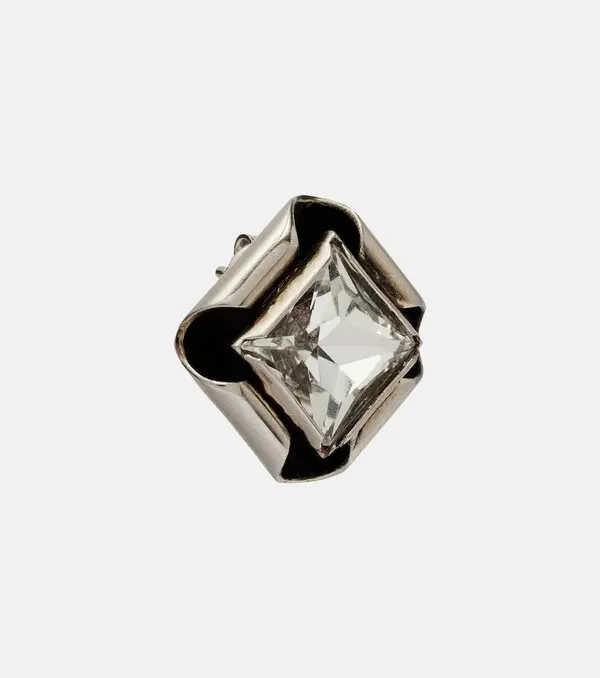 Givenchy Crystal-embellished Stud Earrings - Silver