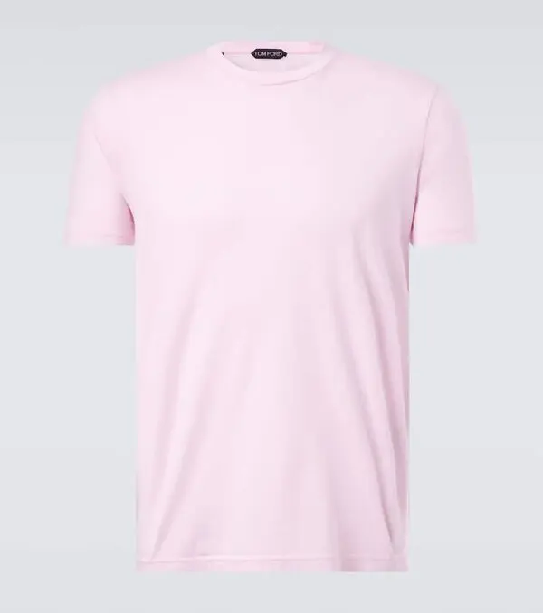 TOM FORD Cotton And Silk Jersey T-shirt