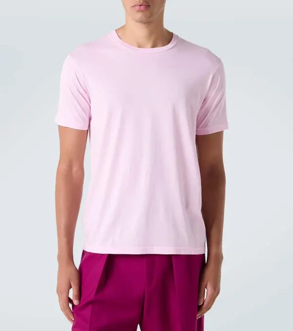 TOM FORD Cotton And Silk Jersey T-shirt