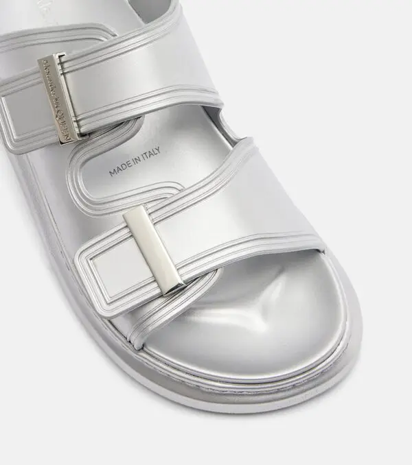 Alexander McQueen Hybrid Sandals - Silver