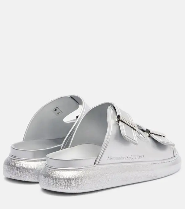 Alexander McQueen Hybrid Sandals - Silver