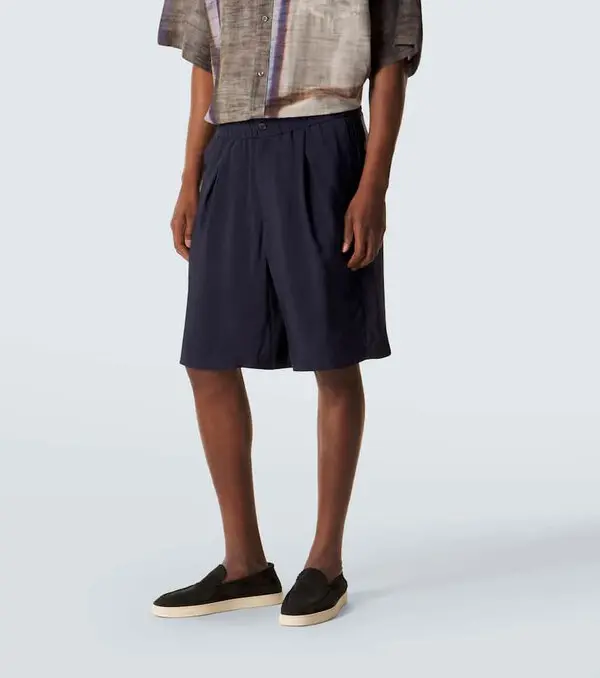 Giorgio Armani Natté Bermuda Shorts