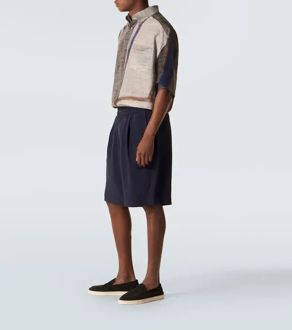 Giorgio Armani Natté Bermuda Shorts