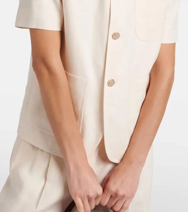 Loro Piana Linen And Wool Shirt