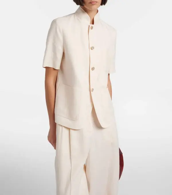 Loro Piana Linen And Wool Shirt