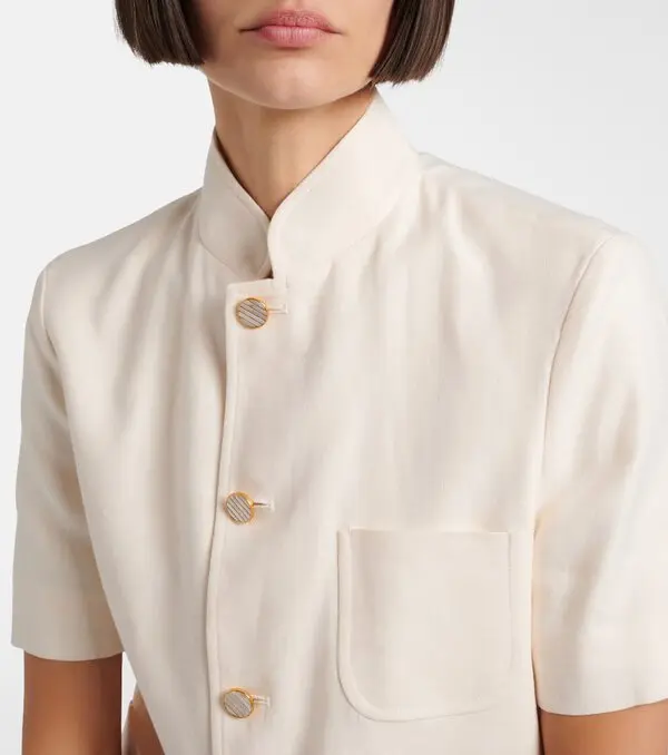 Loro Piana Linen And Wool Shirt