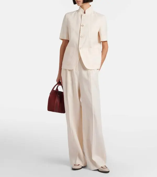 Loro Piana Linen And Wool Shirt