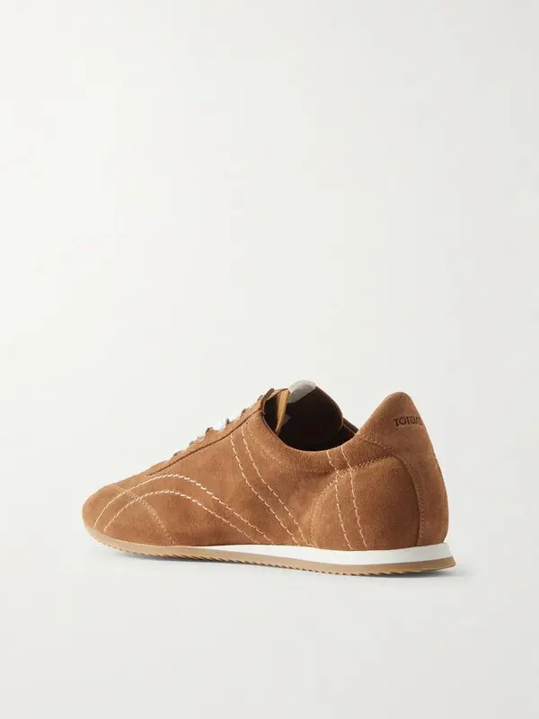 TOTEME Flex Suede Sneakers