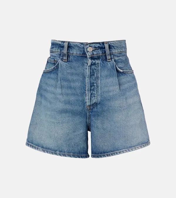 AGOLDE Lyonne Denim Shorts - Blue