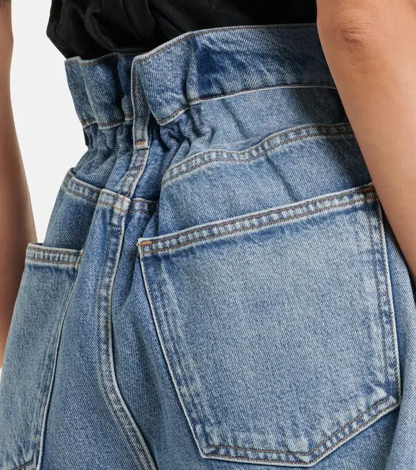 AGOLDE Lyonne Denim Shorts - Blue