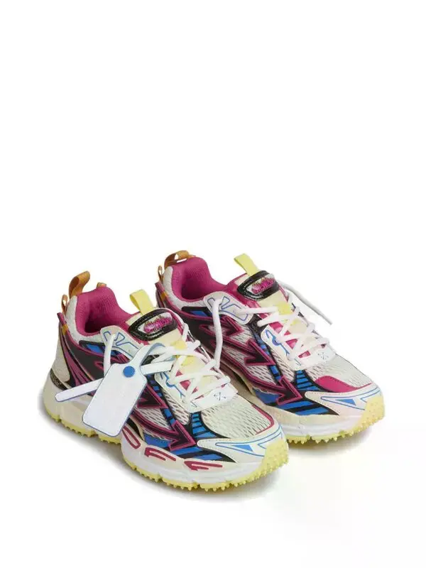 Off-White Logo Tag Sneakers - Neutrals