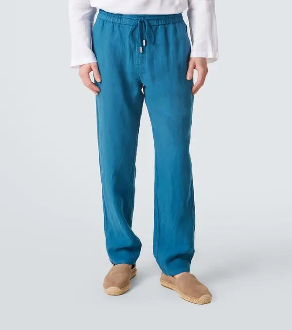 Vilebrequin Linen Tapered Pants